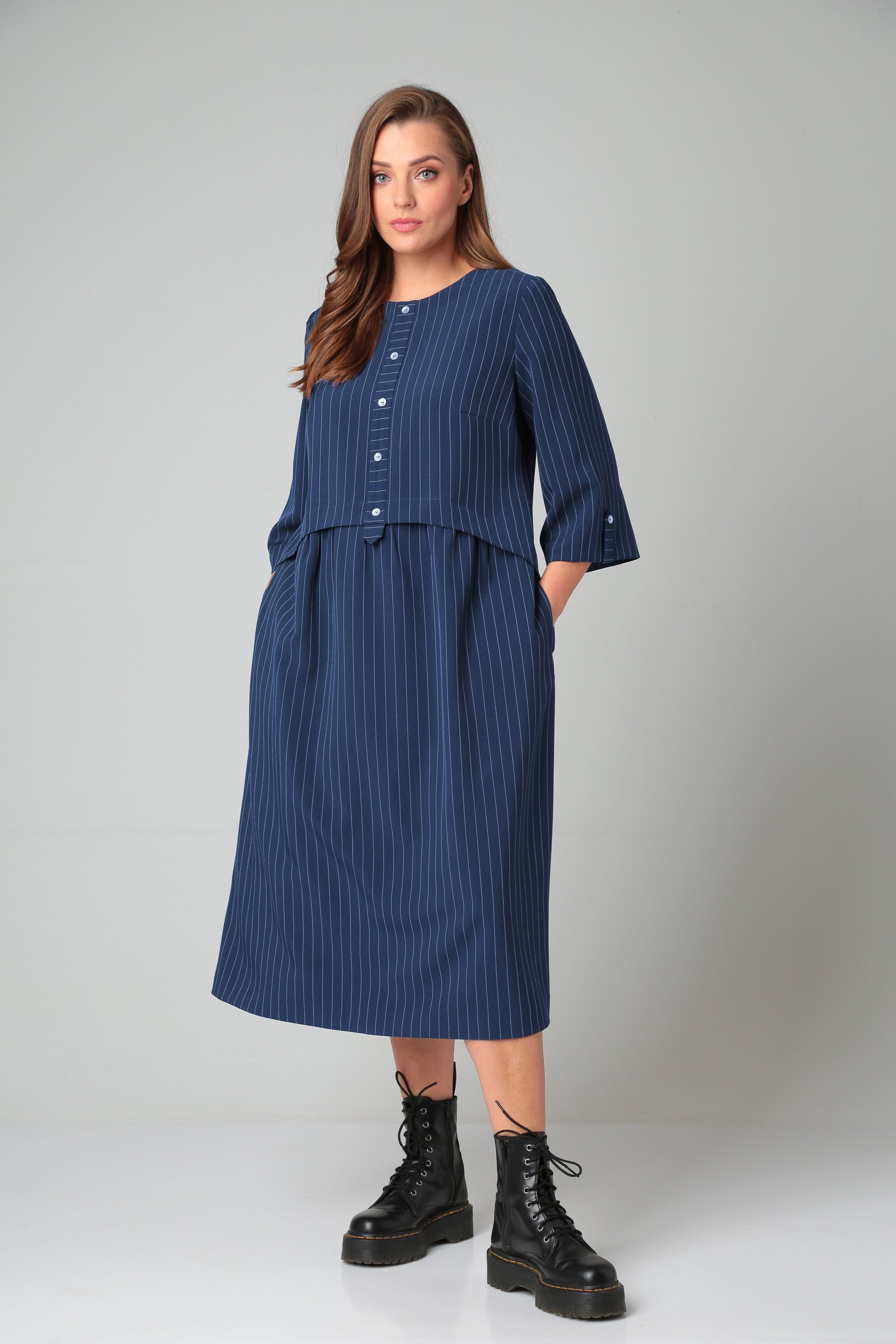 Платье 5295 синий Tvin купить в интернет магазине | в наличии